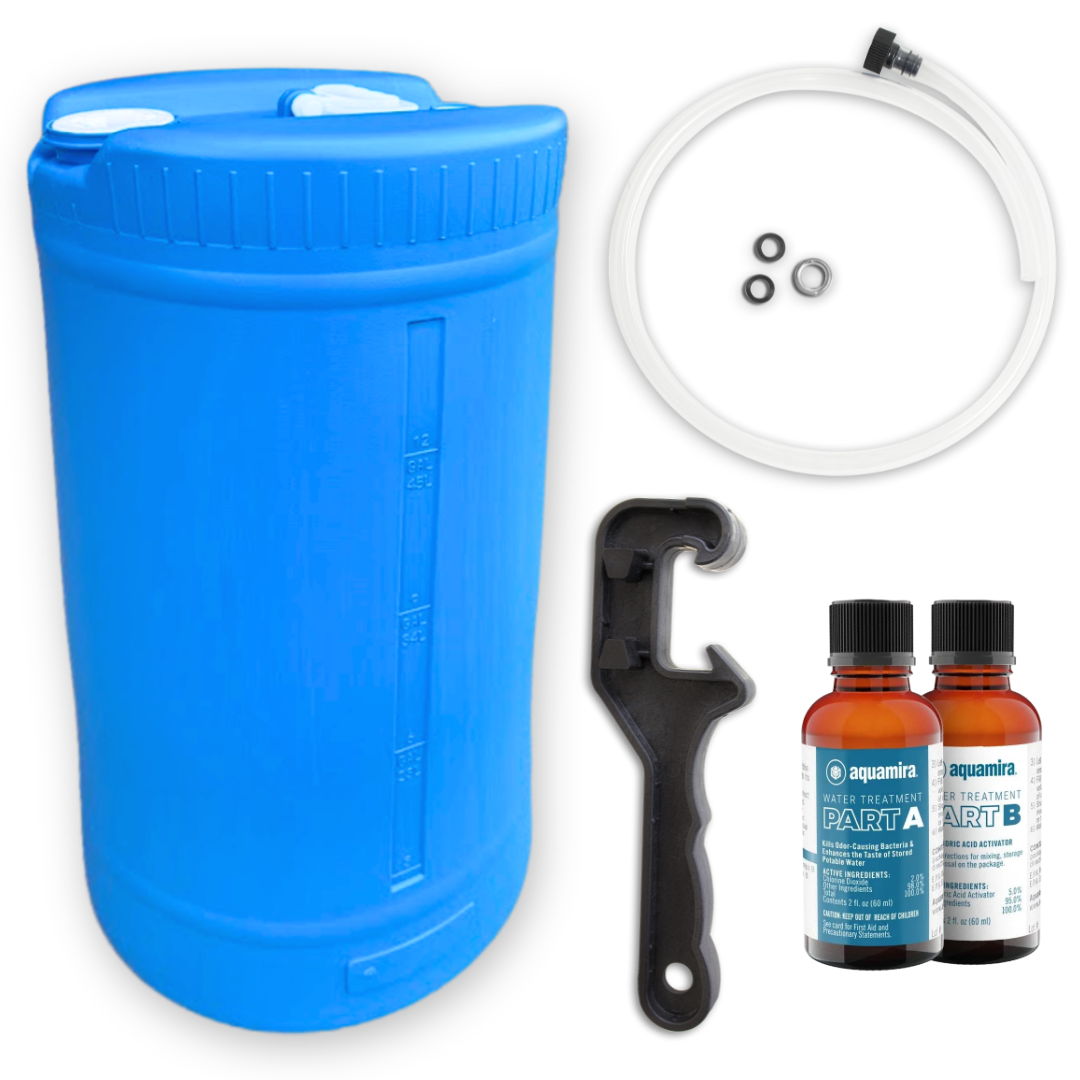 15 Gallon Water Storage Tank with Treatment — Emergency Zone