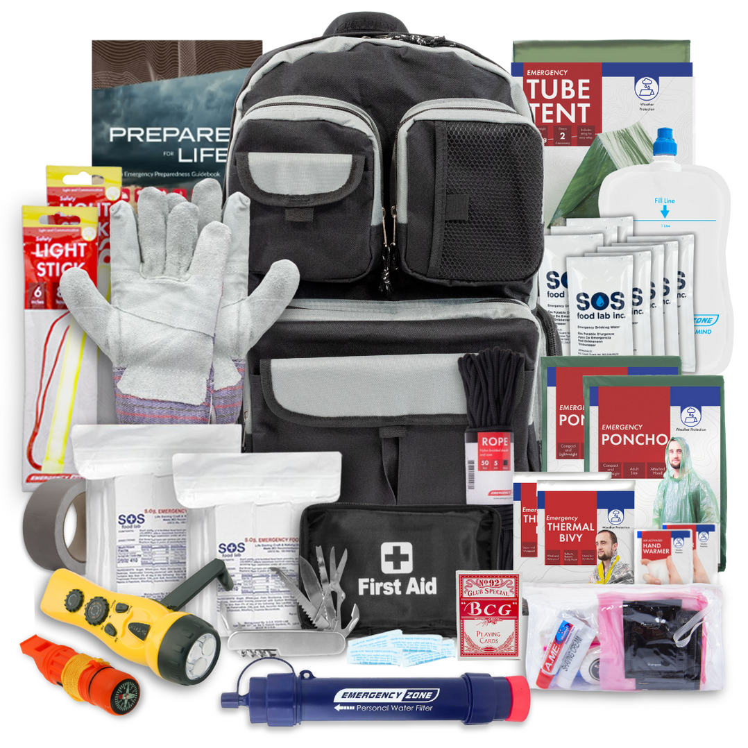Urban Survival Bug-Out Bag - 2 Person Emergency 72 Hour Kit — Emergency ...