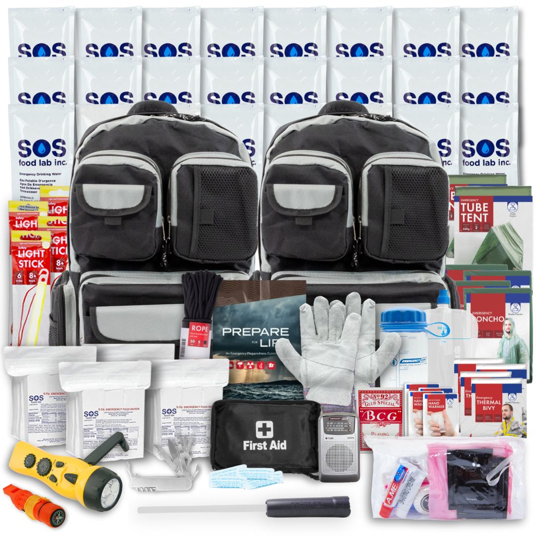 Urban Survival Bug-Out Bag - 4 Person Emergency 72 Hour Kit — Emergency ...