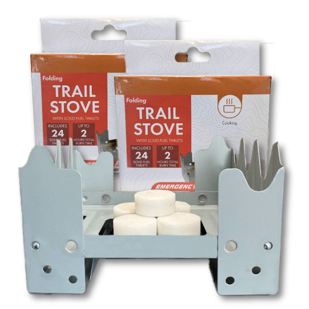 Folding Stove with 24 Fuel Tablets — Emergency Zone