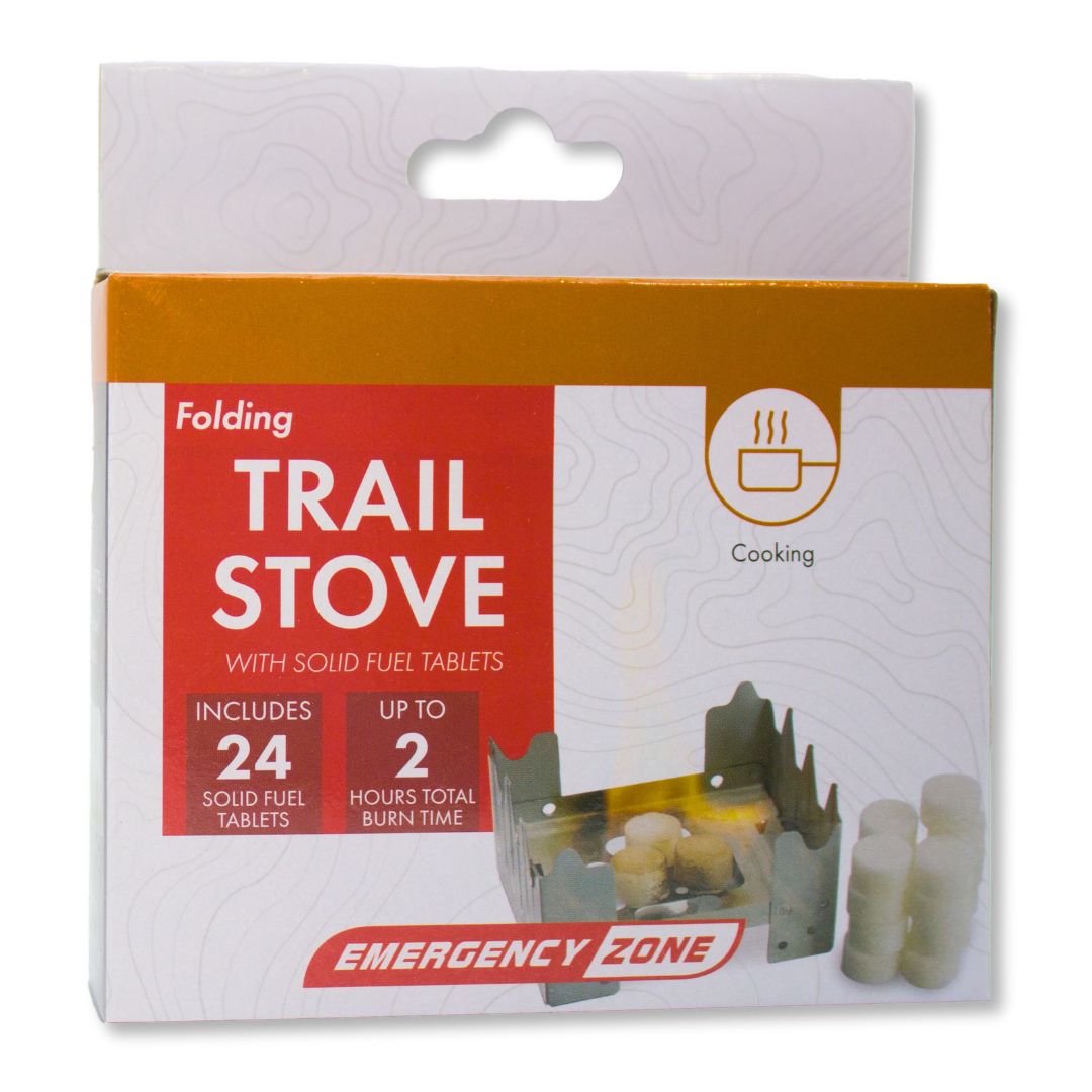 Folding Stove with 24 Fuel Tablets — Emergency Zone