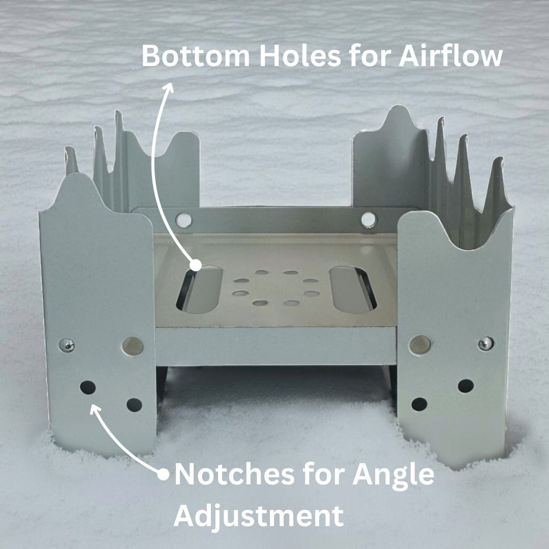 Folding Stove with 24 Fuel Tablets — Emergency Zone