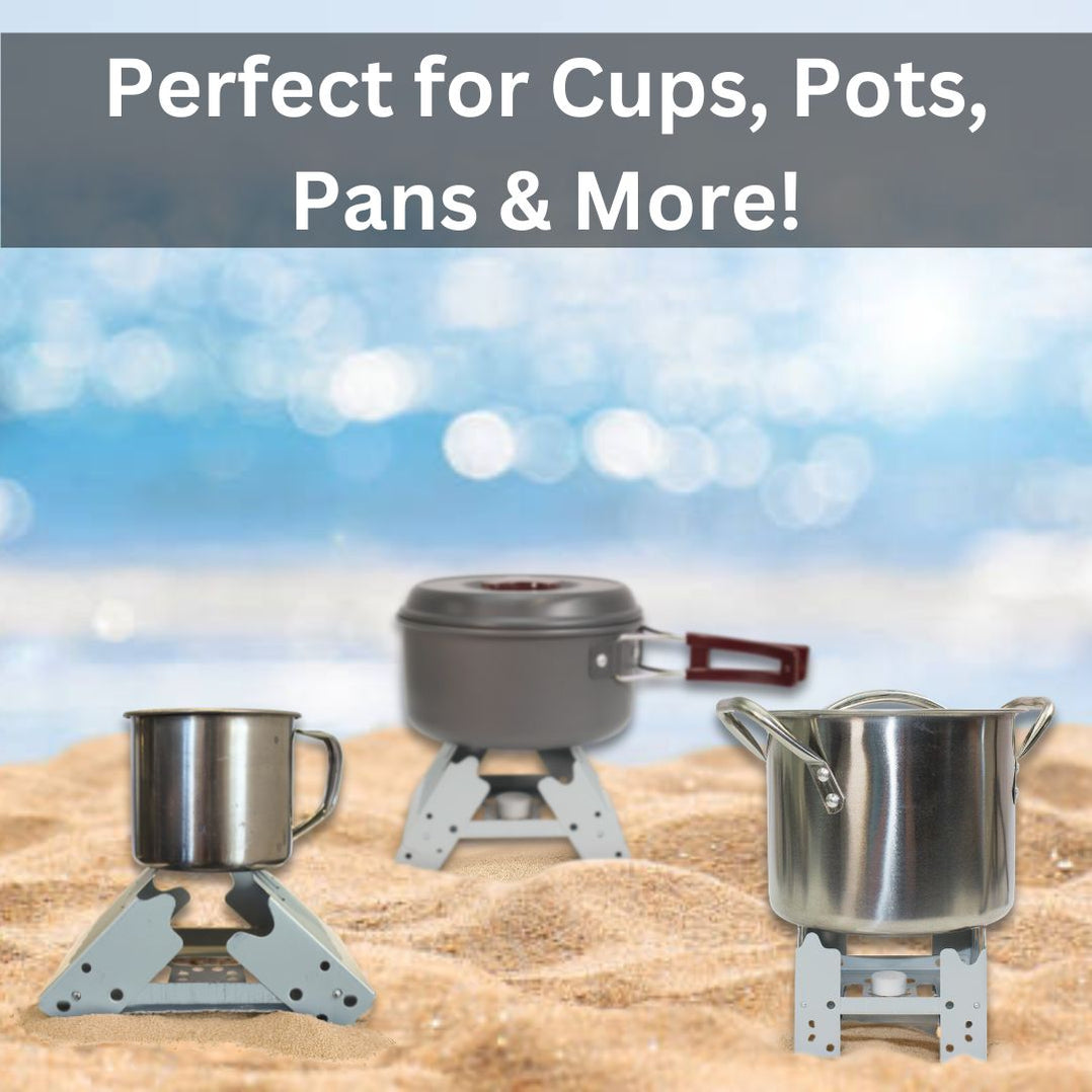 Folding Stove with 24 Fuel Tablets — Emergency Zone