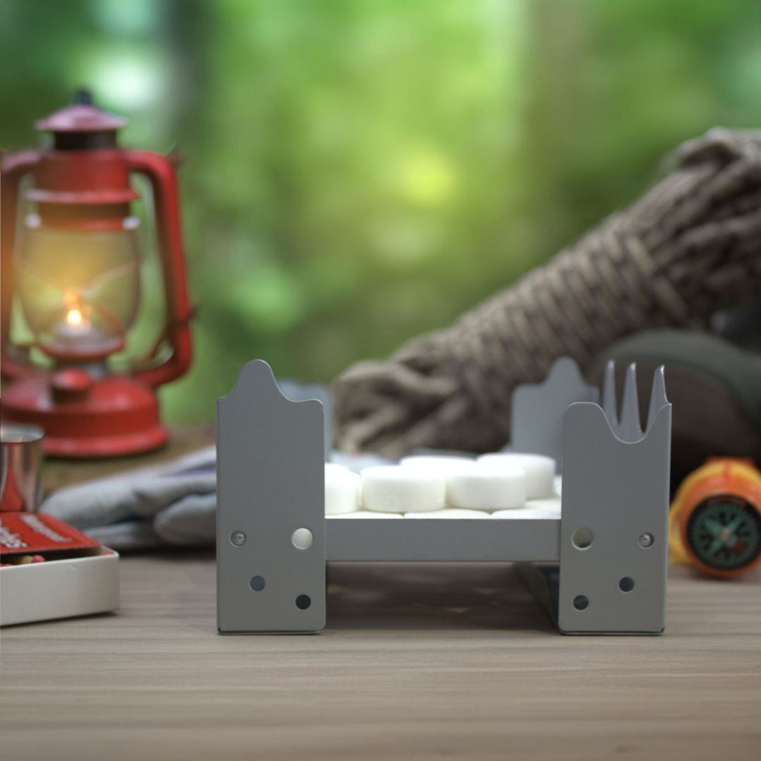 Folding Stove with 24 Fuel Tablets — Emergency Zone
