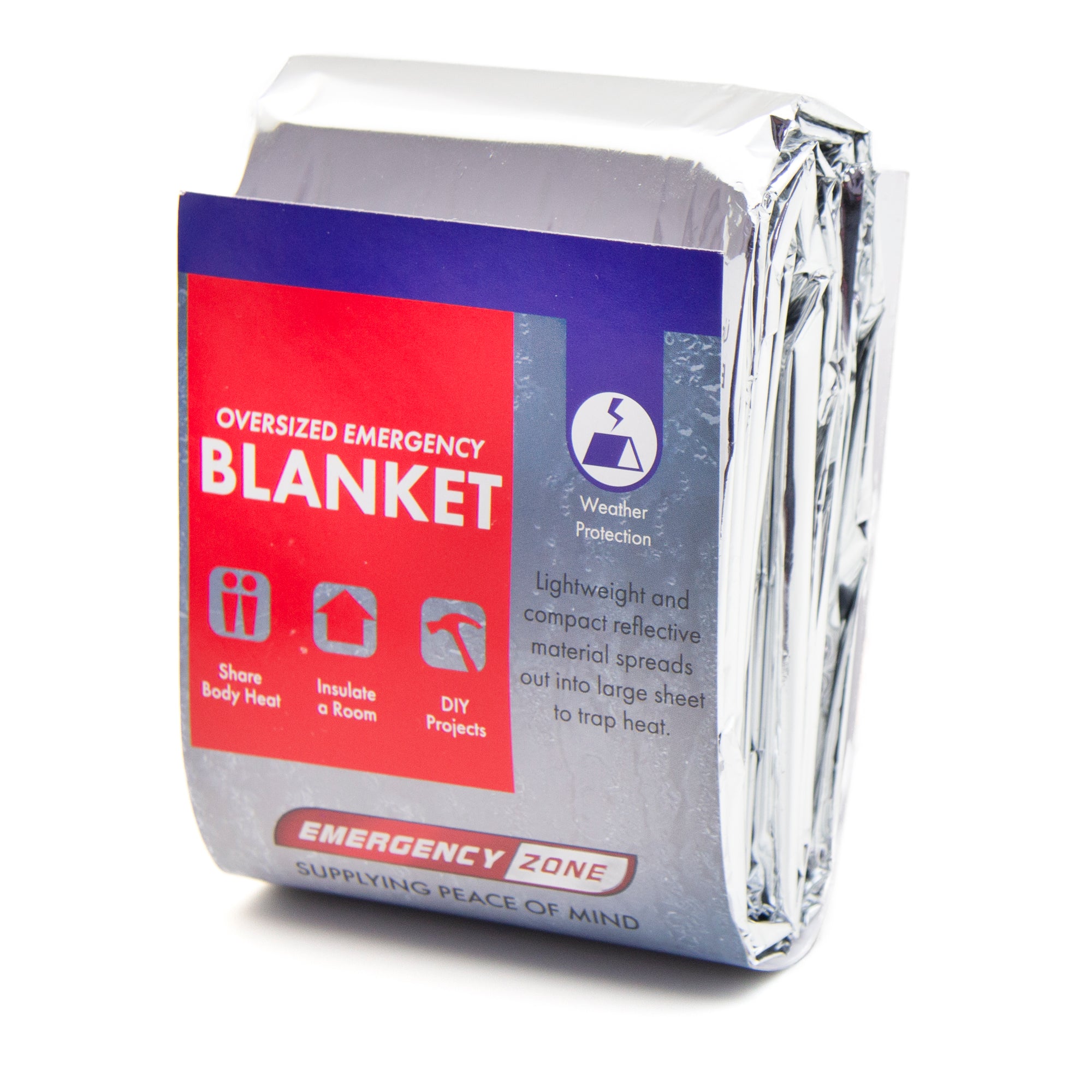 Oversized Emergency Survival Blanket - Perfect for 2-3 People ...