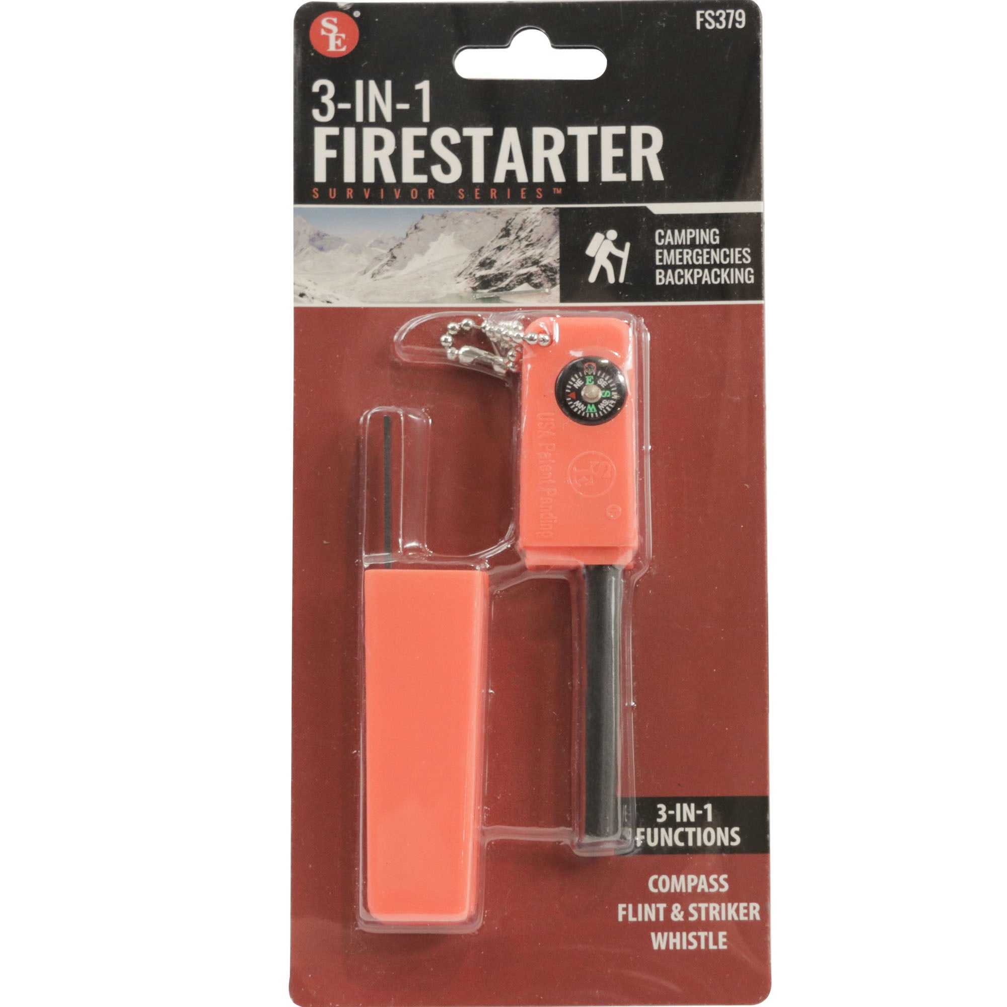 3-in-1 FireStarter — Emergency Zone