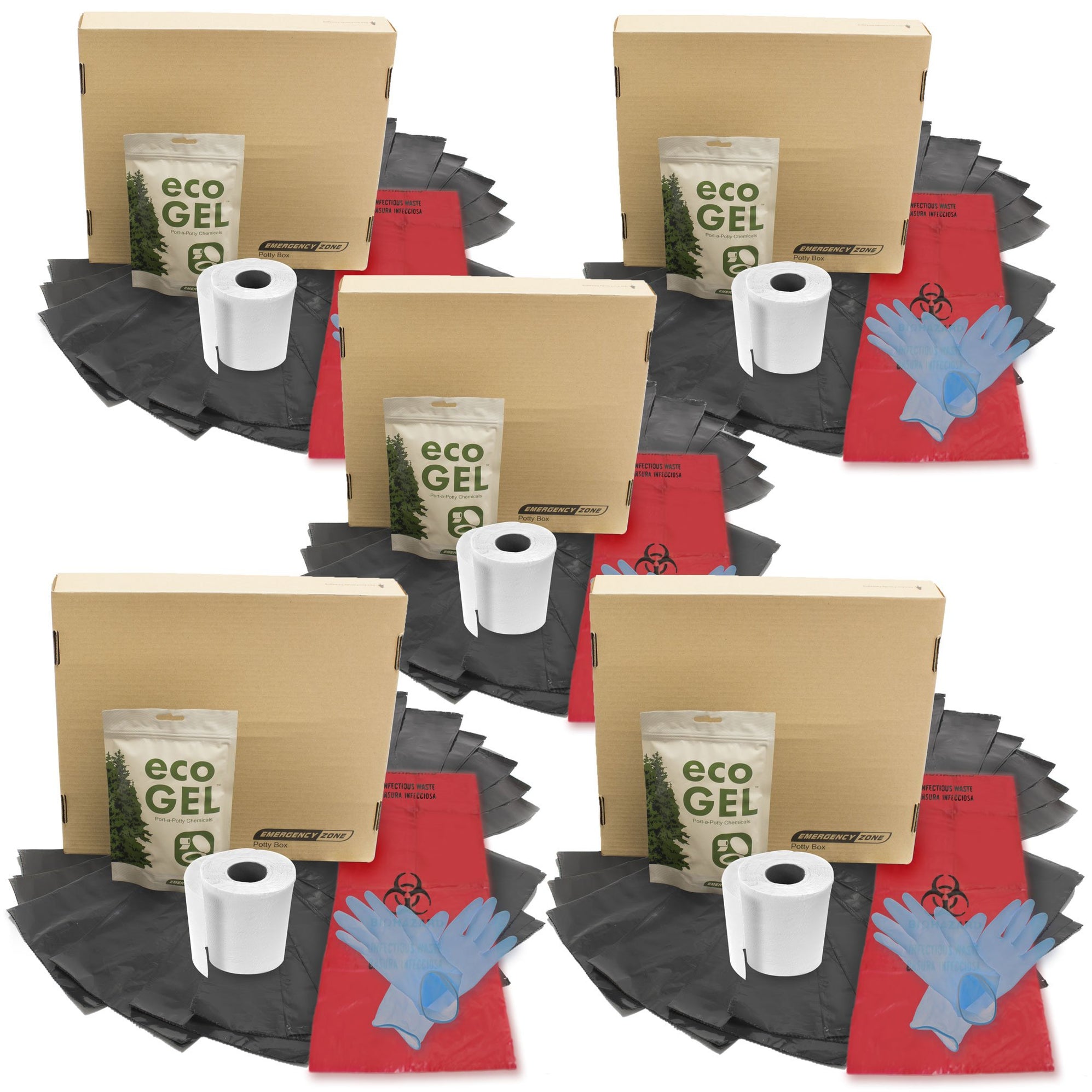 Complete Toilet Set - Potty Box — Emergency Zone