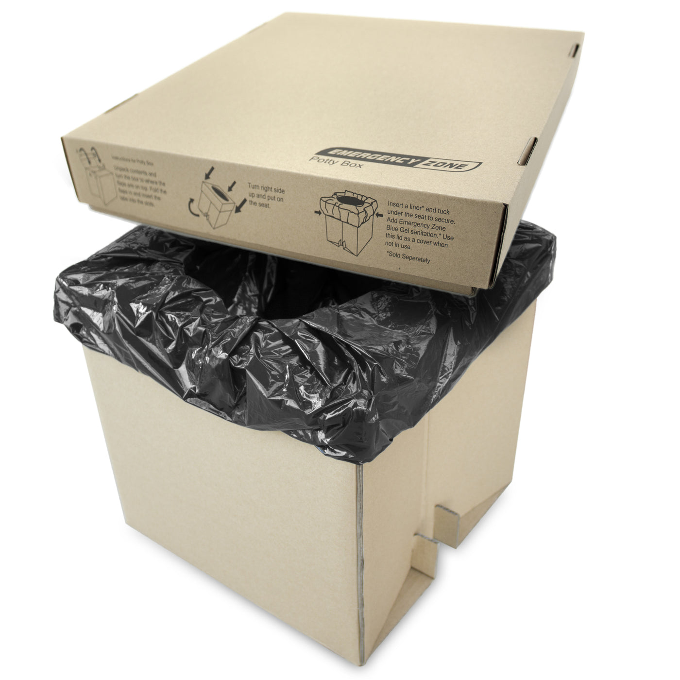 Complete Toilet Set - Potty Box — Emergency Zone