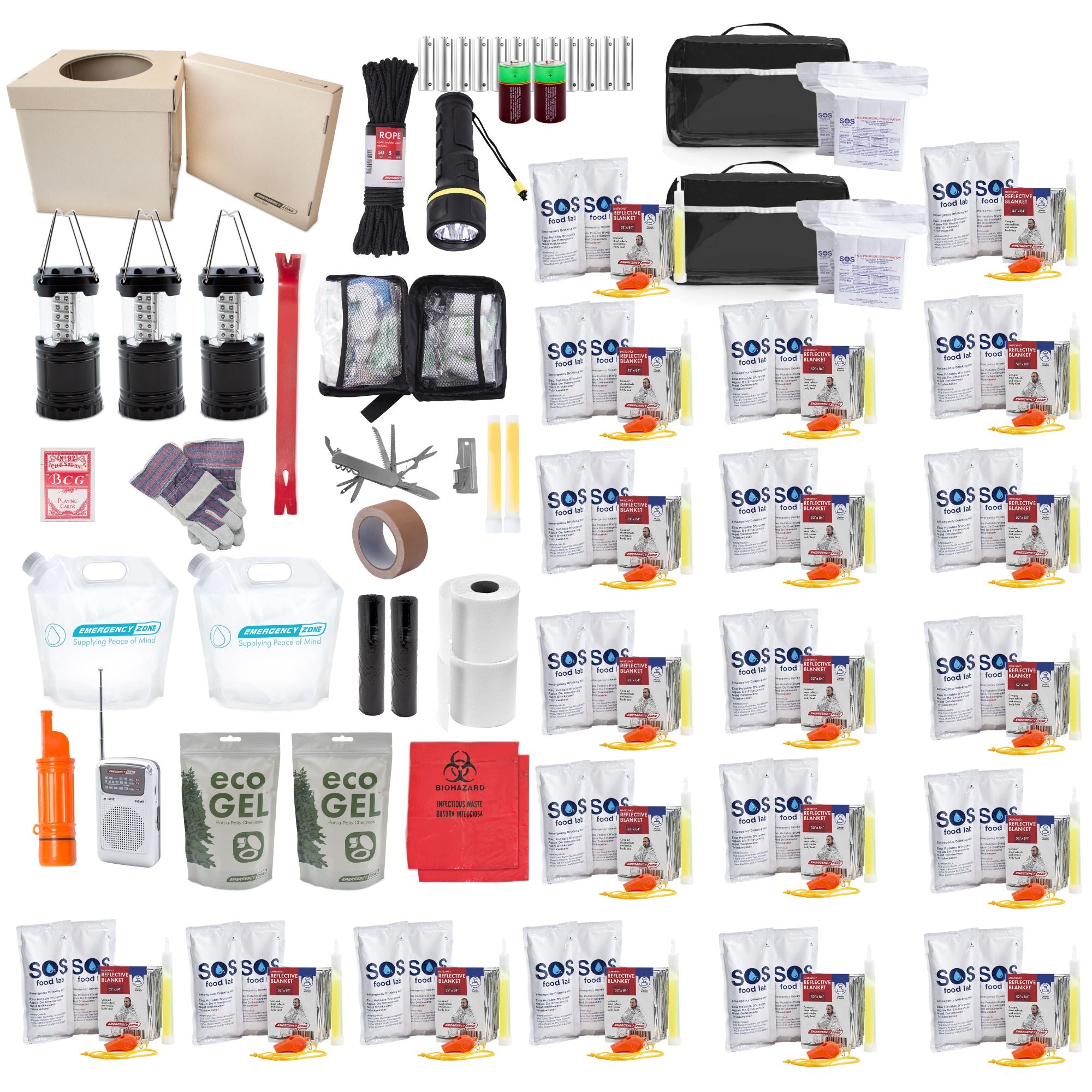 20 Person Office Lockdown Emergency Kit — Emergency Zone