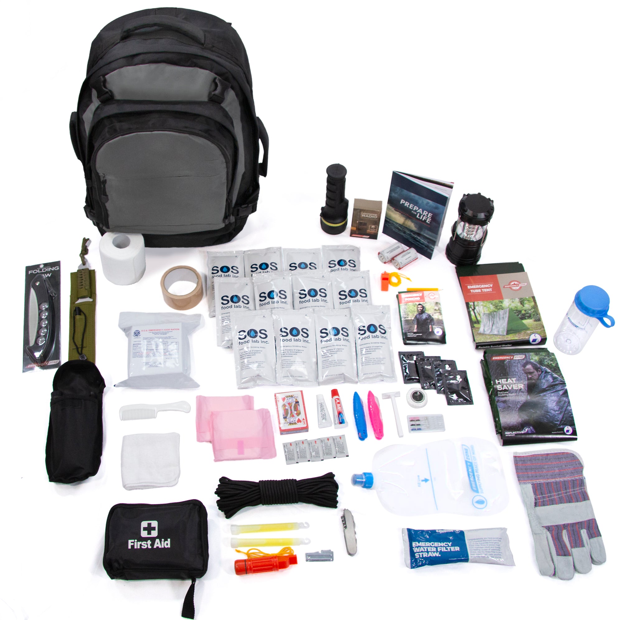Solo Series Advanced - 1 Person Survival Kit — Emergency Zone