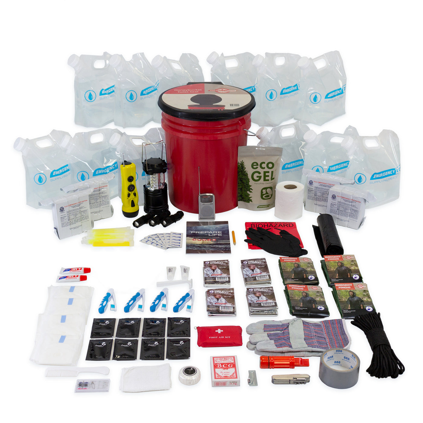 Complete Hurricane Survival Kit - 4 Person — Emergency Zone