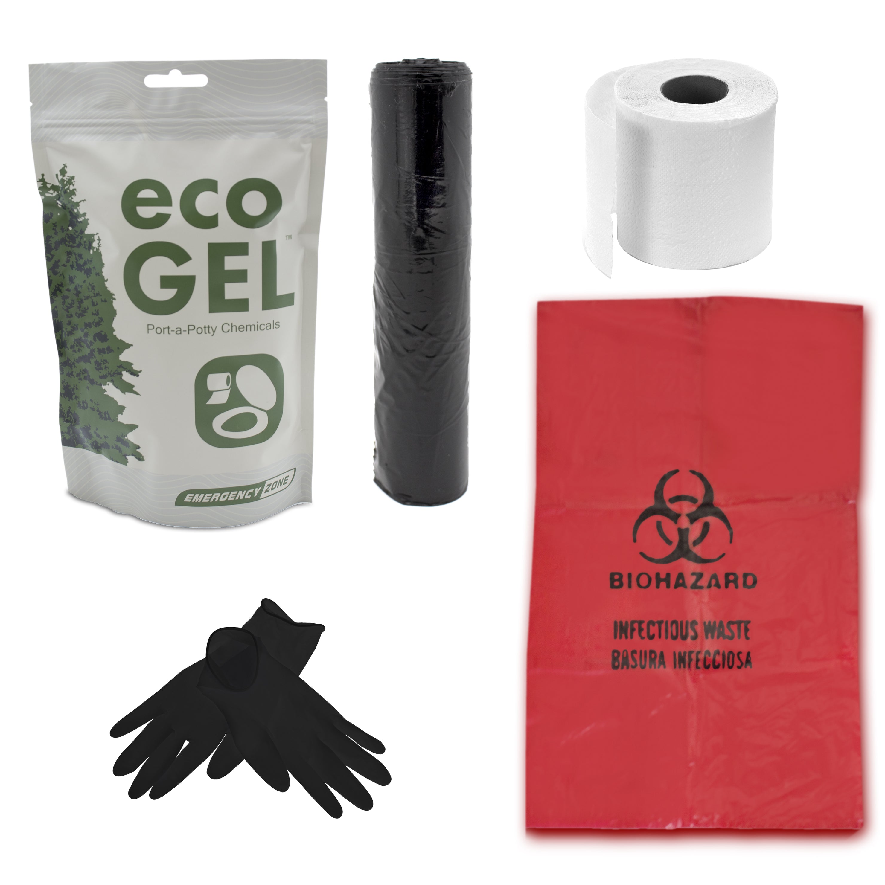 Toilet Sanitation Kit for Camping, Emergency Kits, or Nearly Anywhere ...
