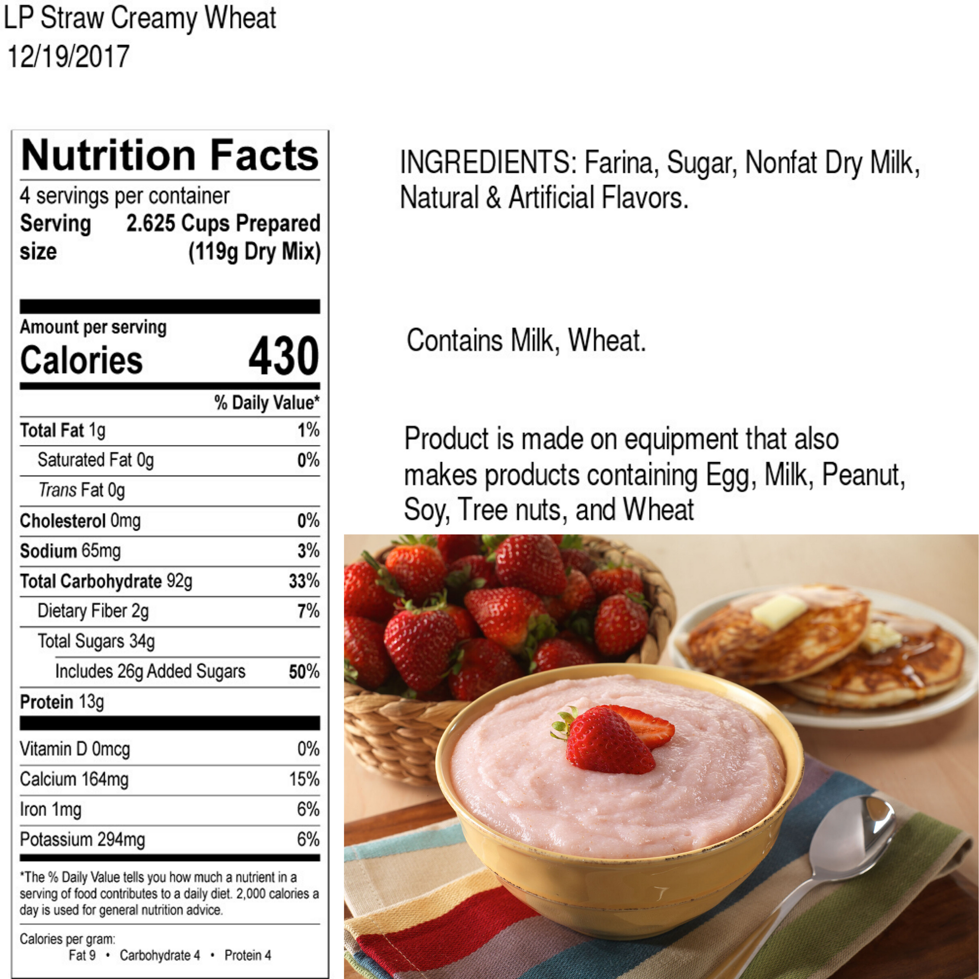 Legacy Premium Freeze Dried Breakfast Food Storage Bucket 120 Servings ...